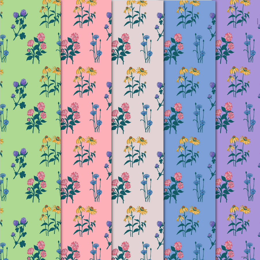 Seamless Digital Pattern Paper – Printable Scrapbook & Craft Sheets ...